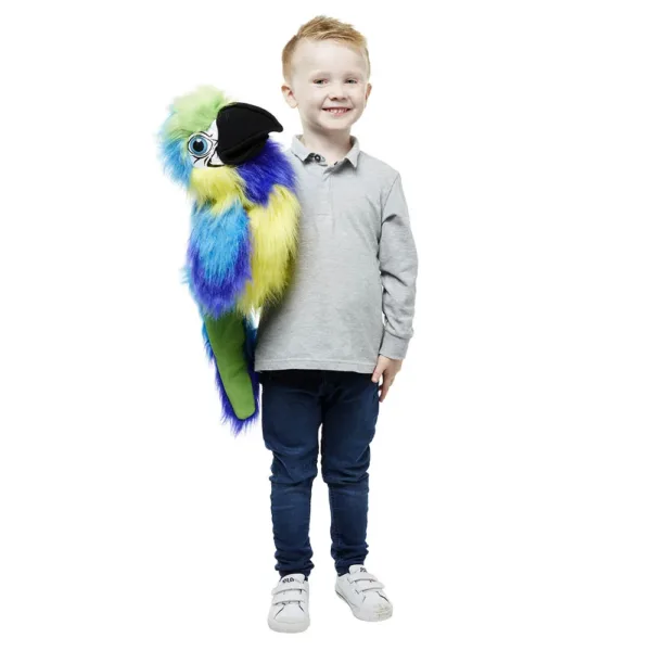 Blue and Gold Macaw Bird Puppet Large Bird Hand Puppet | The Wildlife ...
